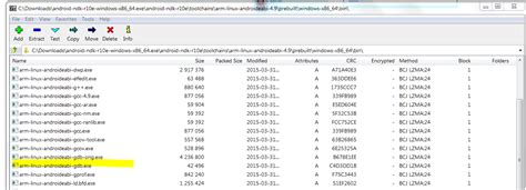 Qt Android Ndk Why Arm Linux Androideabi Gdbexe Disappeared Stack Overflow
