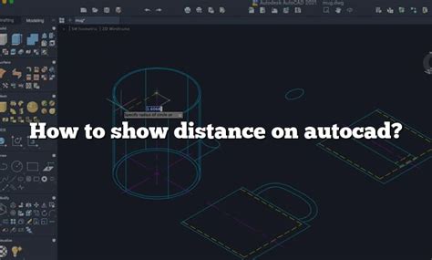 How To Show Distance On Autocad