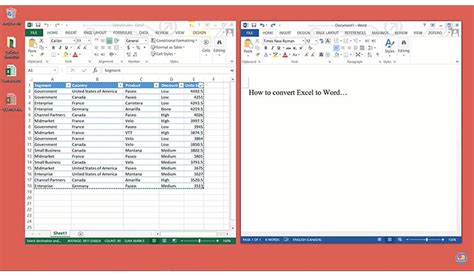 How To Convert Excel To Word Citizenside