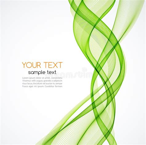 Abstract Curved Lines Background Template Brochure Design Stock Vector Illustration Of Fresh