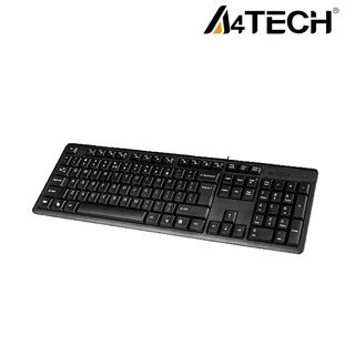 A4Tech Kk 3 Laser Inscribed Keys Adjustable Height Fn Hot Traditional USB Wired Keyboard