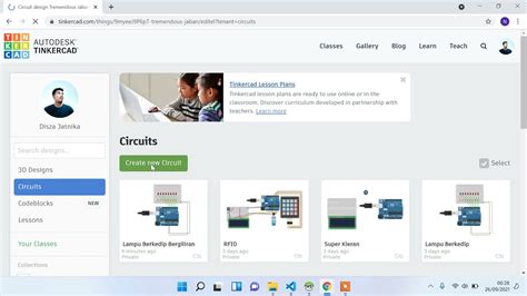 Lampu Berkedip Secara Bergiliran Dengan Arduino Thinkercad Youtube