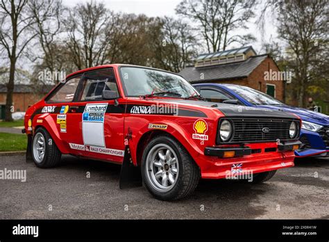 Second Generation Ford Escort On Display At The Motorsport Assembly