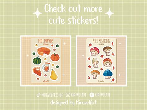 Pixel Sticker Frog Sticker Sheet Retro Sticker Set Vinyl Sticker Pack Halloween Sticker Sheet