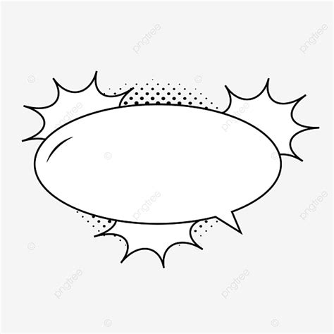 레트로 빈 만화 거품과 투명 배경 벡터 일러스트 레이 션 빈티지 디자인 팝 아트 스타일에 검은 하프 톤 그림자 설정 요소 미술 배경 풍선 Png 일러스트 및 벡터 에