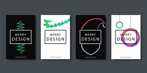 그라데이션 액체 액체 도형 크리스마스 장식과 어두운 배경에 취재에 대 한 현실적인 격리 브로셔의 벡터 집합입니다 2018년에 대한 스톡 벡터 아트 및 기타 이미지 Istock