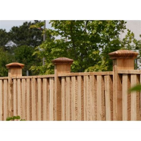 Wood Fence Post Toppers