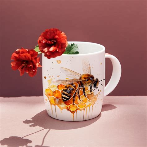 Custom Coffee Mug Honey Bee Coffee Mug Bumble Bee Mug Bee Lover T