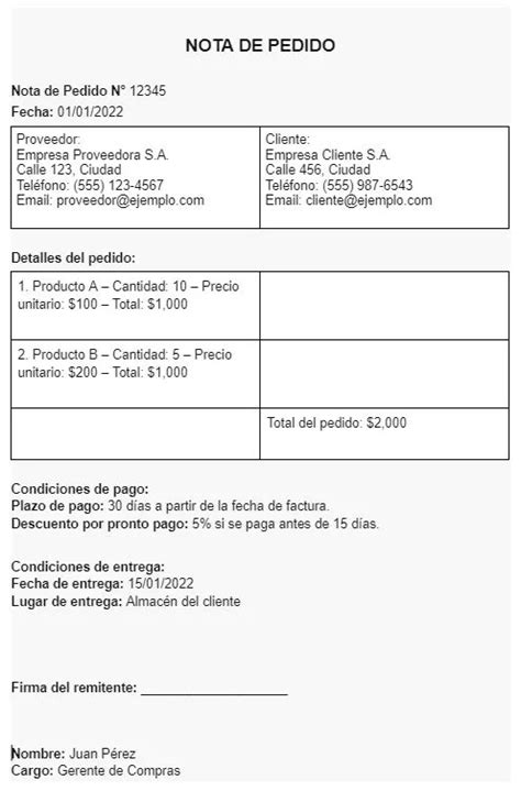 1️⃣ Notas De Pedido Reporte De Lectura