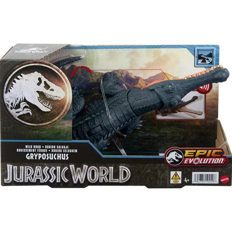 Mattel Jurassic World Wild Roar Gryposuchus Hlp14 Htk71 Toys Shopgr