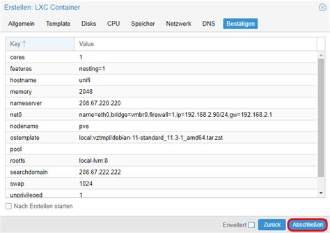 Proxmox Container Mit Unifi Controller Erstellen It Brothers Blog