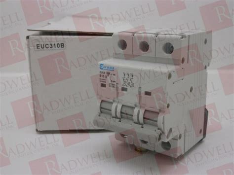 EUC310B Din Rail Mount Circuit Breaker by EUROPA COMPONENTS