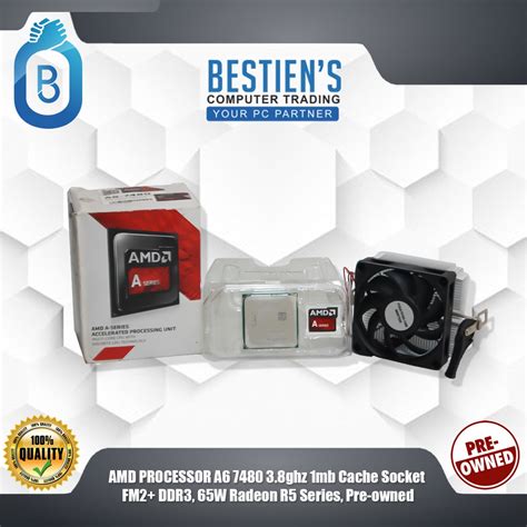 AMD PROCESSOR A Ghz Mb Cache Socket FM DDR W Radeon R Series Pre Owned