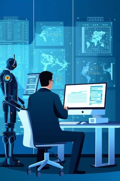 Premium Photo Robotic Process Automation In Banking Intelligent