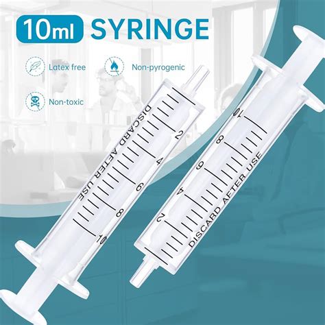 Jello Shot Syringes Gufastore 40pcs 10mlcc Plastic Syringes With Caps