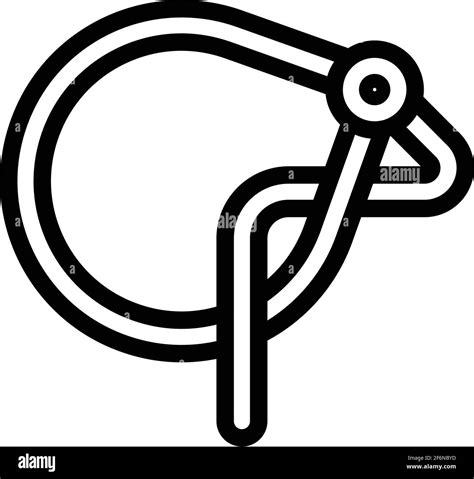 Lasso Tool Icon Outline Lasso Tool Vector Icon For Web Design Isolated