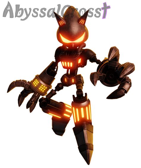 Furnace Metal Sonic Pose 6 By Abyssalcross On Deviantart