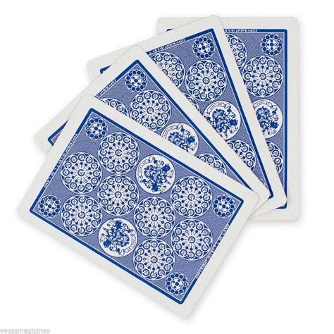 Blue Delands Automatic Playing Cards Deck