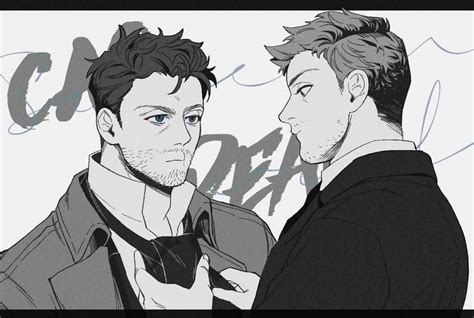 Castiel And Dean Winchester Supernatural Drawn By Zjab Danbooru