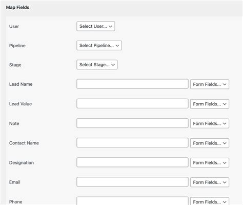 Clinchpad Crm Advanced Form Integration