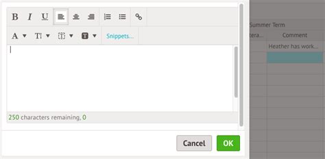Creating And Using Snippets Arbor Help Centre