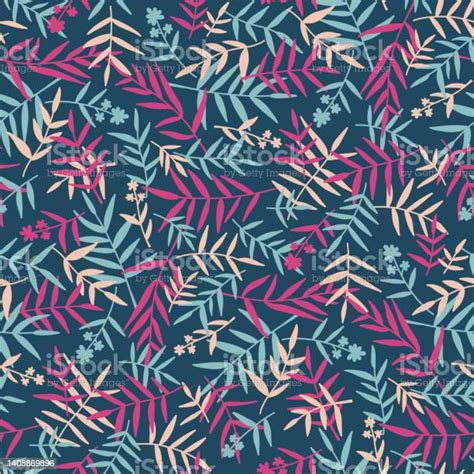 열대 이음새가 없는 잎 무늬 밝은 열대 잎과 어두운 배경에 꽃 그래픽 프린트에 대한 스톡 벡터 아트 및 기타 이미지 그래픽 프린트 꽃 식물 나뭇가지 Istock