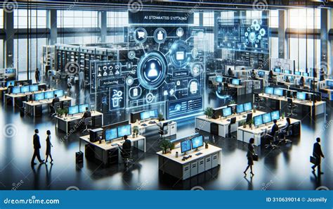 Automated Systems Linear Icons Set Robotics Efficiency Precision