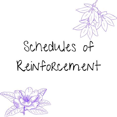 Schedules Of Reinforcement Applied Behavior Analysis By Alldayaba