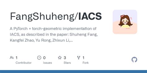 github fangshuheng iacs a pytorch torch geometric implementation