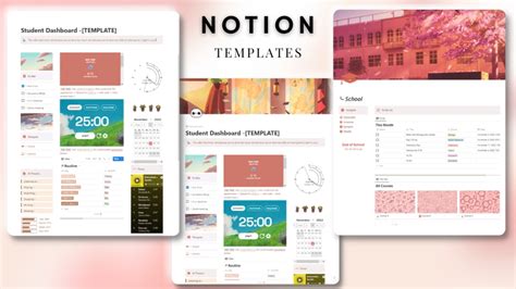Students Dashboard Prototion Buy Notion Template