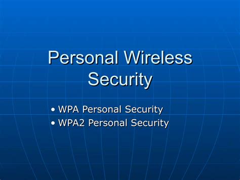 Ch06 Wireless Network Security Ppt
