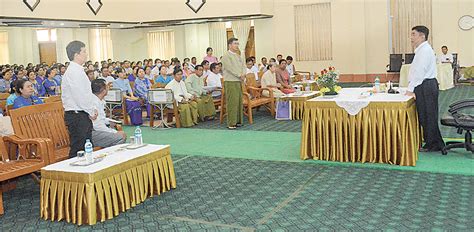 ဧရာဝတီတိုင်းဒေသကြီး အတွင်းရှိ စာစစ်ဌာနများနှင့် ကျောင်းဆောင်များအား လှည့်လည်ကြည့်ရှု စစ်ဆေး