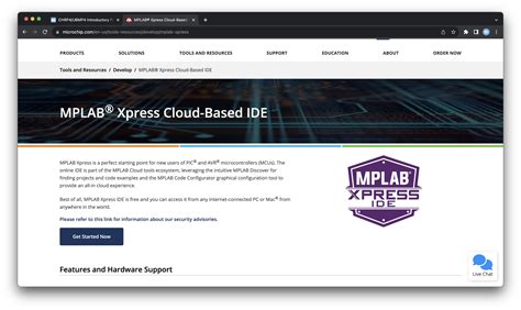 Getting Started With Microchips Mplab Xpress Cloud Ide Tutorials For Creating A New Project