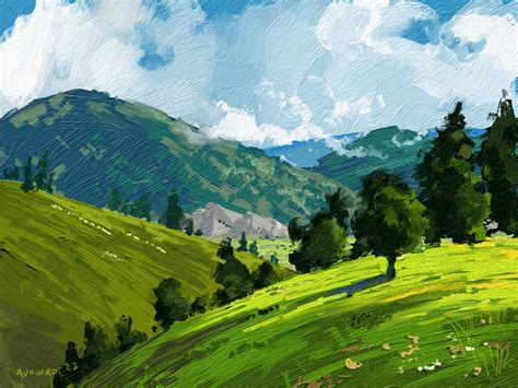 Artstation 2d Landscape Painting