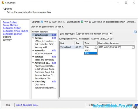 Convert A Hyper V Virtual Machine To A Vmware Esxi 67 Virtual Machine Using Vmware Vcenter