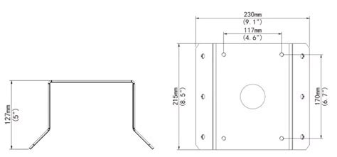 Uniview TR UC08 B IN PTZ Dome Corner Mount