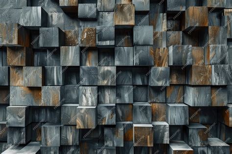 Premium Photo Abstract Geometric Wallpaper With Dark Grey And Brown