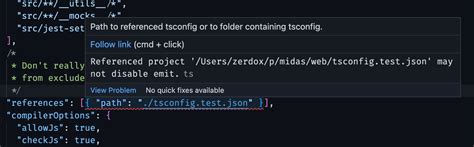 Tsconfig Noemit Error Cannot Reference Tsconfig If It Extends Other