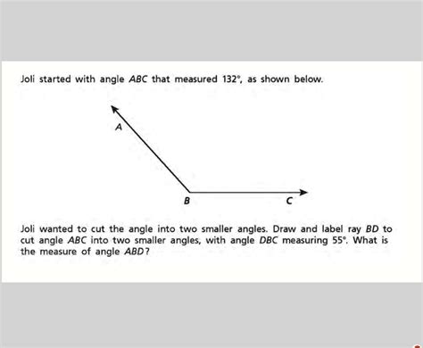 VIDEO solution Joli started with angle ABC that measured Â as shown below Joli wanted to