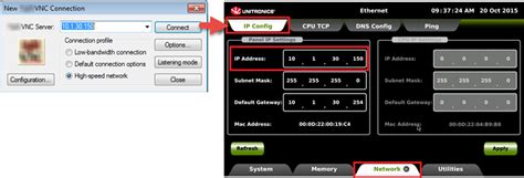 Dostęp VNC do sterownika UniStream