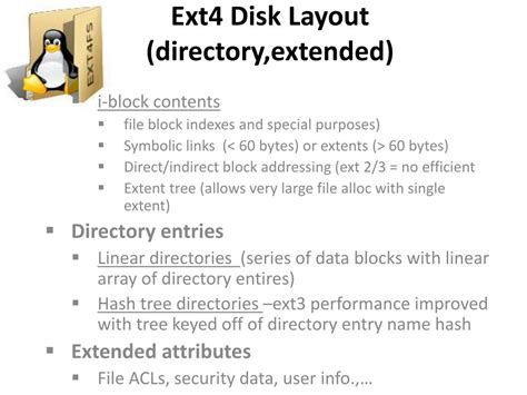 Ppt Ext4 Linux Filesystem Powerpoint Presentation Free Download Id1580756