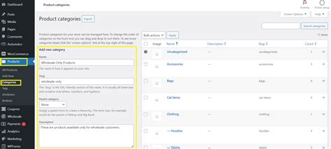 How To Create Exclusive Woocommerce Product Categories