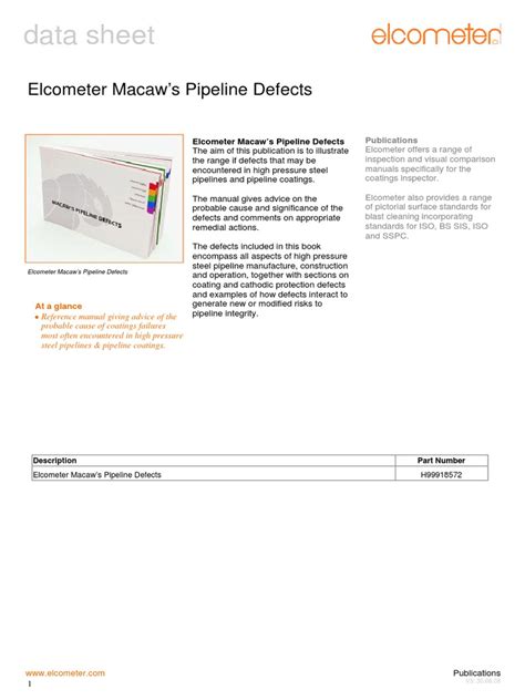 Macaw Pipeline Defects Pdf Pdf Pipeline Transport