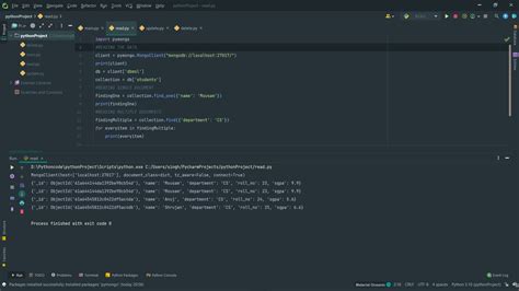 GitHub MousamS MongoDBwithPython