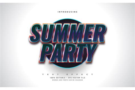 3d Colorful Retro Text Style Effect Graphic By Weiskandasihite · Creative Fabrica