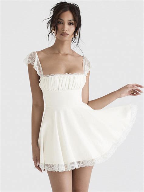 White Lace Fashion White Lace Dresses Maxi Midi And Mini Silkfred