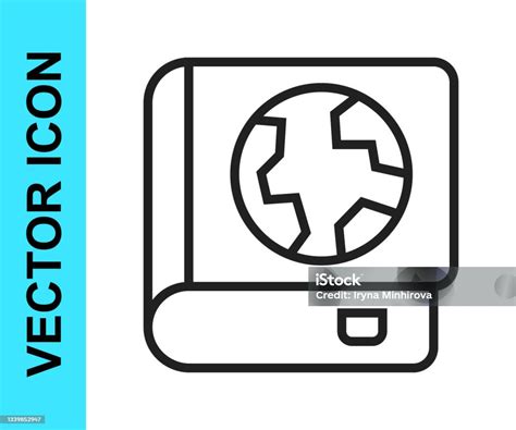 검은 선 지구 지구와 흰색 배경에 고립 된 책 아이콘 세계 또는 지구 기호 글로벌 인터넷 기호 기하학적 모양 벡터 0명에 대한 스톡 벡터 아트 및 기타 이미지 Istock