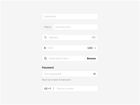 Input Elements By Pixsellz On Dribbble