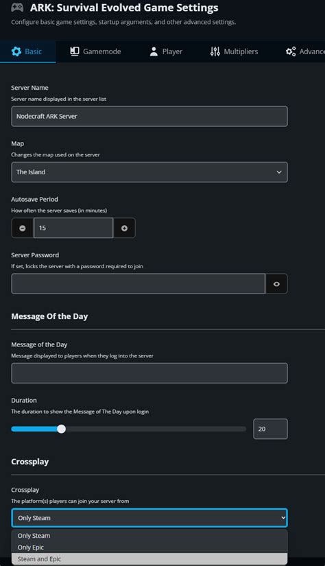 Allowing Crossplay With The Epic Games Version Of ARK Survival Evolved ARK Survival Evolved