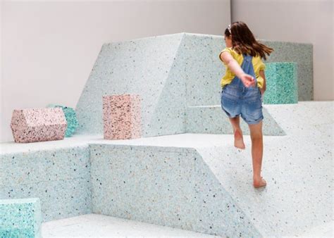 Assembles Brutalist Playground Is A Climbable Landscape